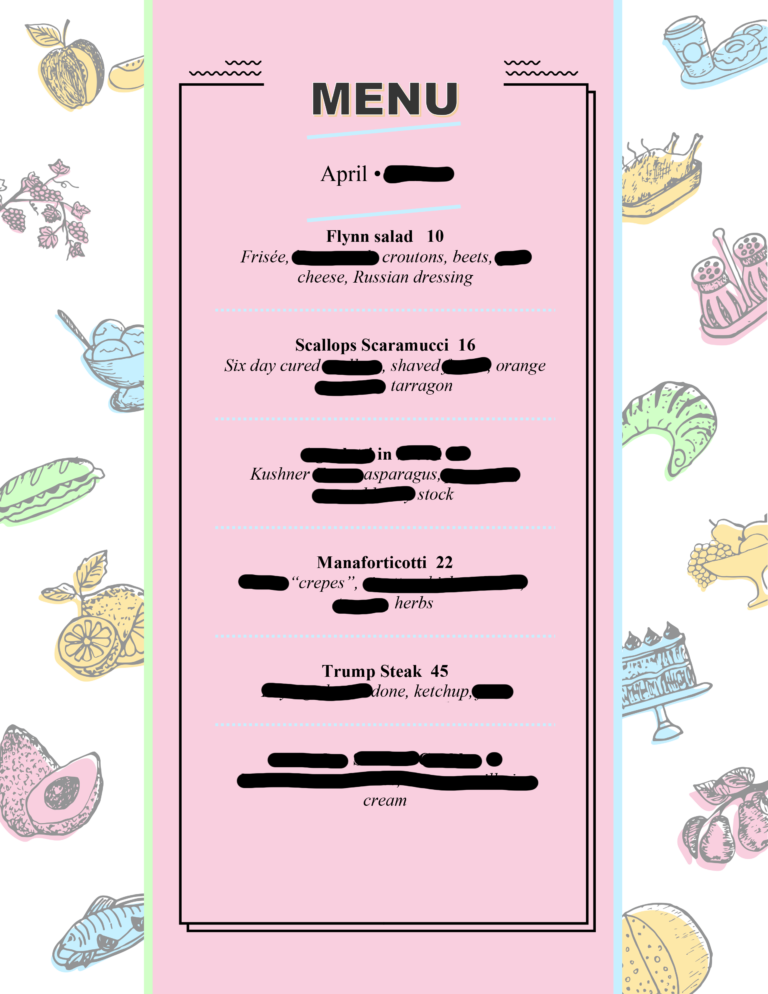 White House Spring Menu Highlights Seasonal Fresh Flavors